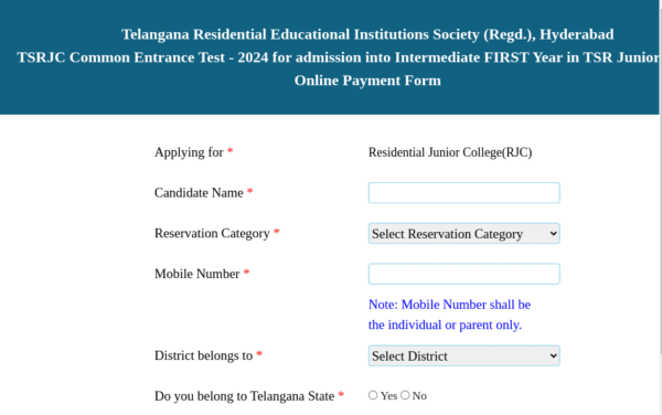 TSRJC Notification 2024: Register for TSRJC Online Application at ...